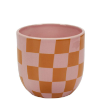 Pot Checker orange - Folia Design